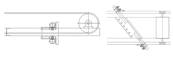 Diagonal scraper Baromat Slope for different applications